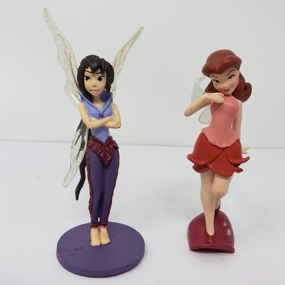 Toys | Disney Fairies Vidia Figurine On Base 2 Piece Wall Decor | Poshmark